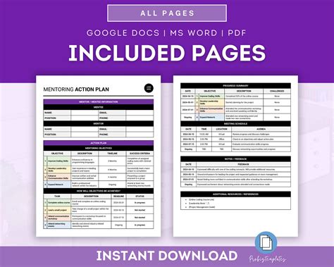 Mentoring Action Plan Template Mentoring Roadmap Template Coaching And Mentoring Plan