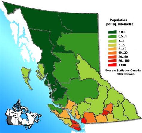 British Columbia Population The World Of Info