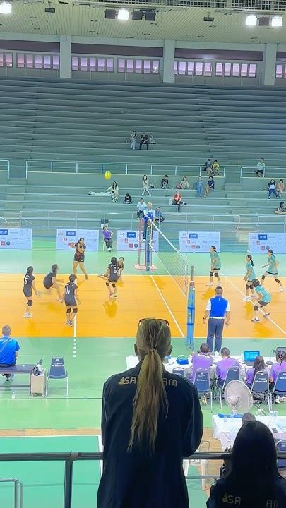 วอลเลย์บอลหญิง มต้น กีฬาสาธิต เชียร์มันส์มาก Youtube