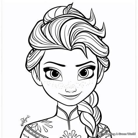 Elsa Frozen 2 Coloring Pages Free And Printable