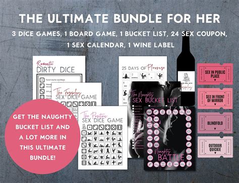 Sex Bucket List Sex Challenge Printable Sex Game Etsy