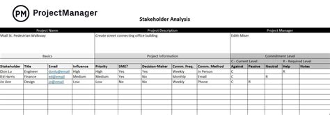 Kostenlose Vorlagen Für Stakeholder Mapping In Excel Für Den Erfolg Von