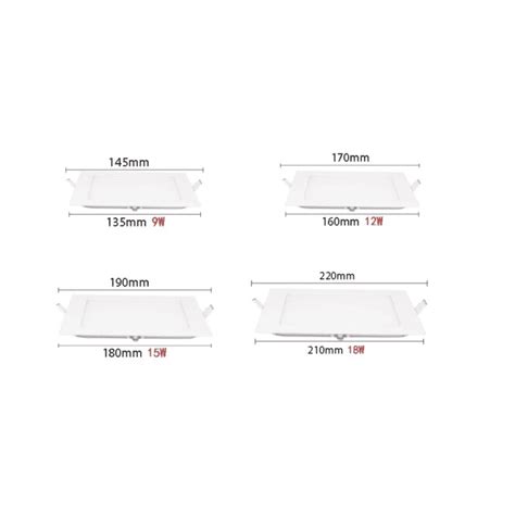 Square Led Panel Light Downlight Shop In Kenya Idl Home
