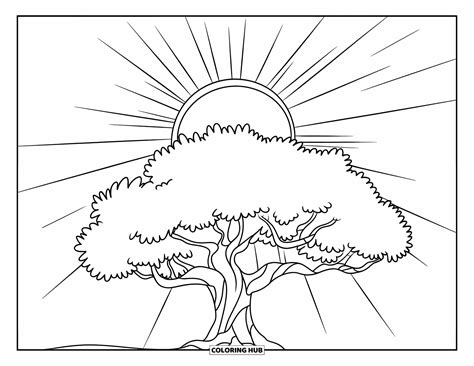 105 Dibujos De árbol Para Colorear Para Niños Y Adultos Pdfs Gratis