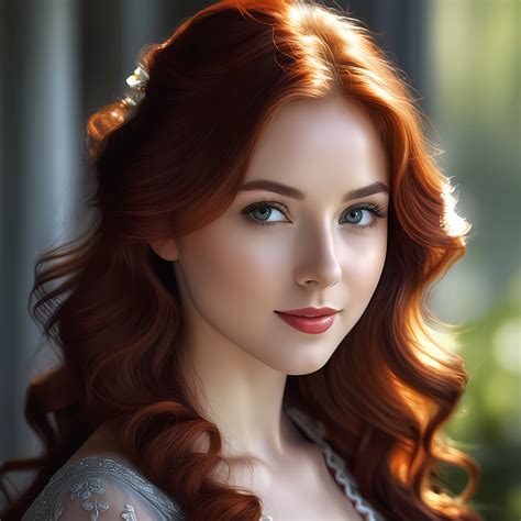 Download Ai Generated Woman Redhead Royalty Free Stock Illustration