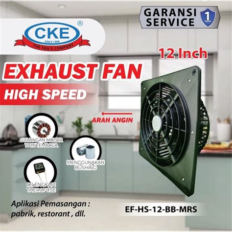 Jual Wall Exhaust Fan High Speed Inch Kipas Cke Hexos Tipe Dinding Tembok Plastik