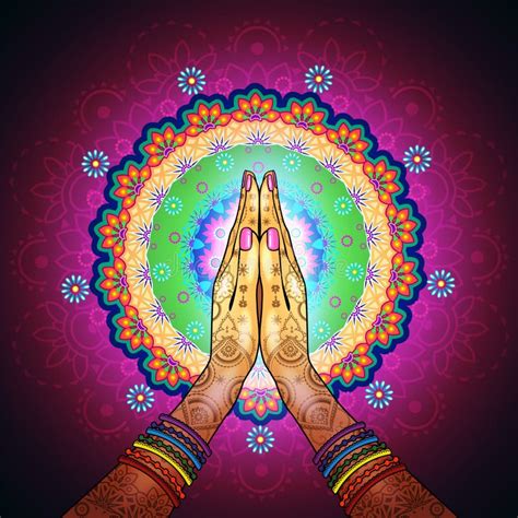 Namaste Stock Illustrations 8371 Namaste Stock Illustrations