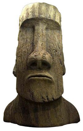 One Face On For Scaling Up Easter Island Statues Easter Island