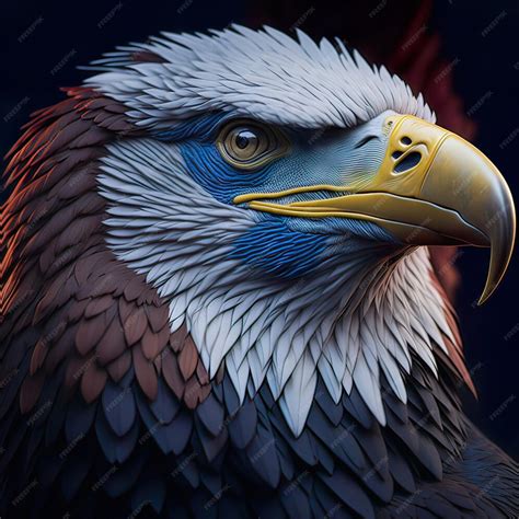 Premium Photo Bald Eagle American Independence Day A Majestic