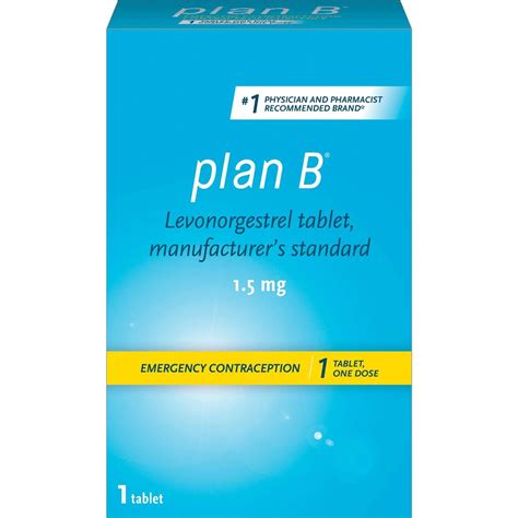 Plan B® Emergency Contraceptive Pill 15 Mg Levonorgestrel Trusted By Canadian Women Ctc