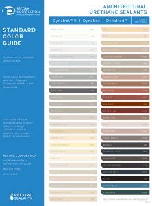 Color Charts Tb Philly Inc Philadelphias Premier Waterproofing