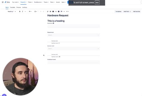 build a jira service management forms that works