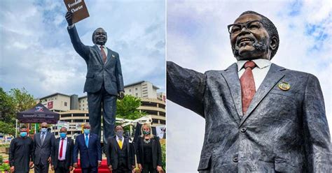 Ramaphosa Unveils Statue Of Oliver Tambo To Honour Late Anc President