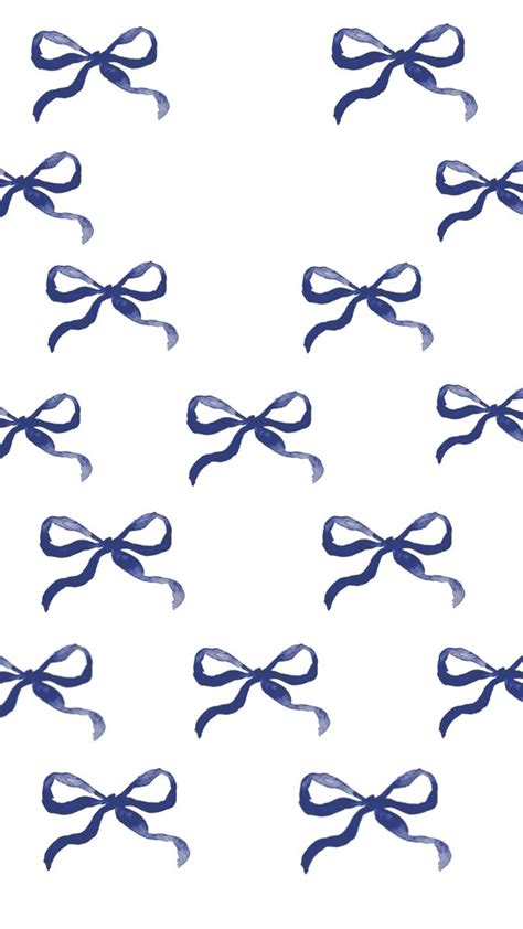 Cute Navy Blue Bow Wallpaper Baggrund Blå Macbook