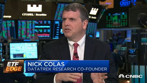 Datatreks Nick Colas On Cnbcs Etf Edge Datatrek Research