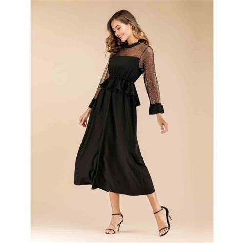 Dress Midi Black The Versatile Staple Fashion