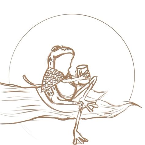 Frog With Coffee Frog Prcreation Procreate Art Scetch Youtube