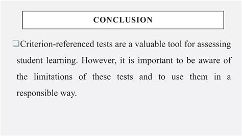 Criterion Reference Testspptx