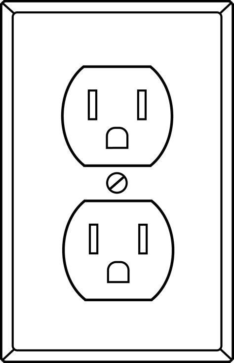 Electrical Outlet Template Electrical Outlet Clipart Williamson