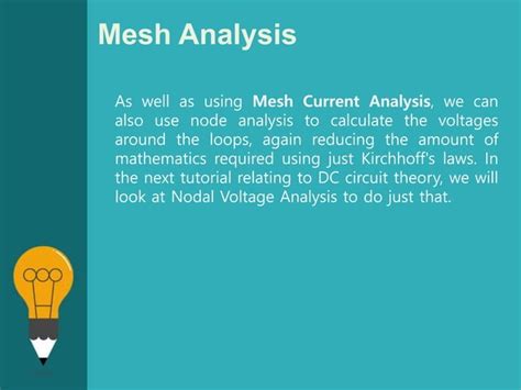 Mesh Analysis And Nodal Analysis Pptx