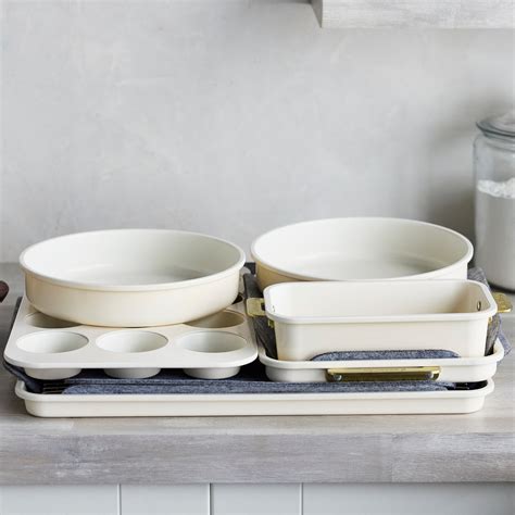 Reserve Bakeware 7 Piece Set Cream Greenpan