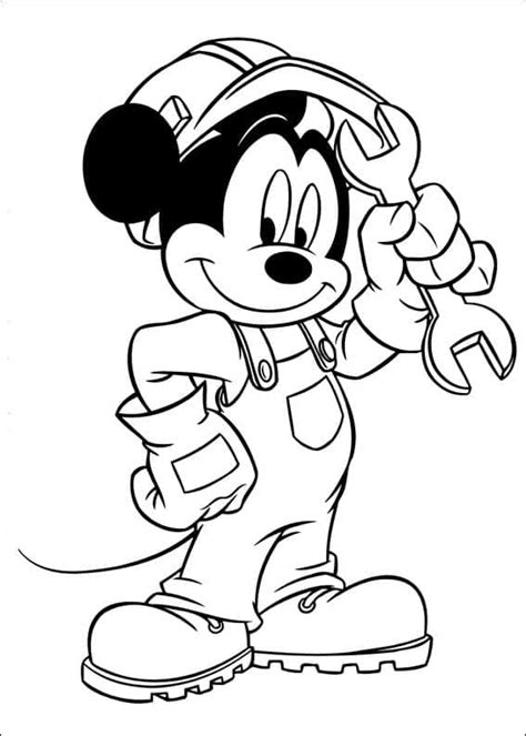 Planse De Colorat Cu Mickey Mouse Desene De Colorat