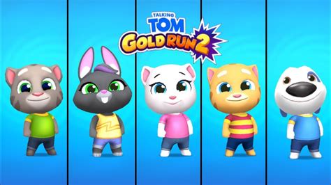 Talking Tom Gold Run 2 All Characters And Worlds Unlocked Android Ios
