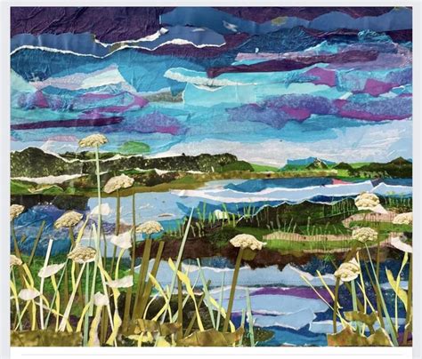Pin By Jenni Baker On Collage Art Abstract Art Landscape Collage
