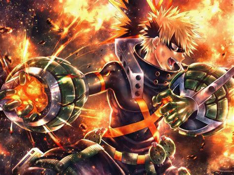 Explosion Bakugo Hd Wallpaper Download