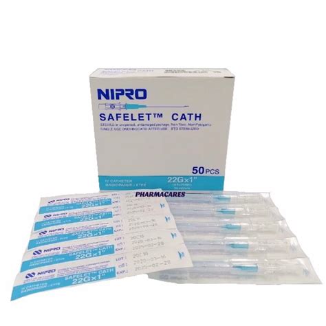 Nipro Iv Catheter 22gx1 50pcs Medical Matcher
