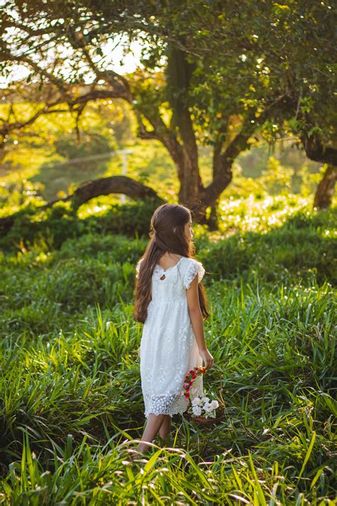 Girl Walking In Forest Photos Download The Best Free Girl Walking In