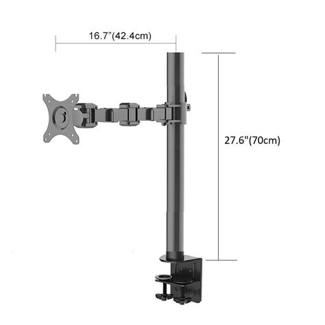 Desktop Single Monitor Arm Fully Adjustable Comput Grandado