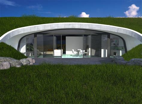 Earth Sheltered Concrete House