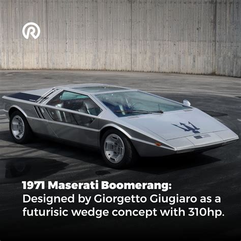 The Maserati Boomerang 1971 Was Giorgetto Giugiaros Boldest Vision—a
