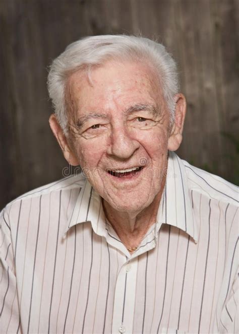 Smiling Old Man Old Elder Senior Friendly Man Happy Laughing Portrait