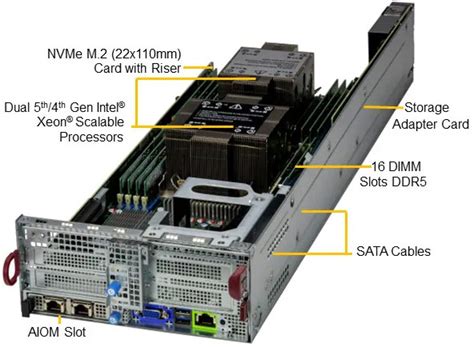 Anewtech Systems Sys 221bt Dntr Twin Server Multi Node Server