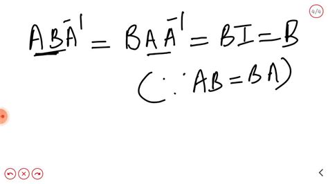 solved if a and b are symmetric matrices and a b b a then a 1 b is a