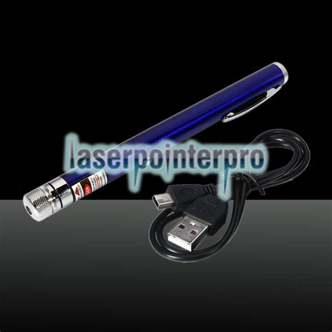 100mw 650nm Red Beam Single Point Usb Charging Laser Pointer Pen Blue Laserpointerpro