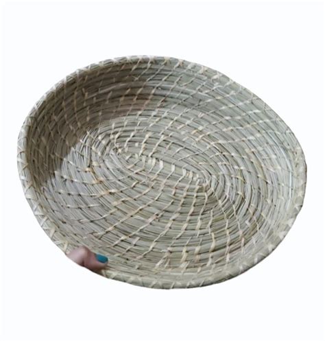 Kans Grass Round Tray Type Decorative Trays At ₹ 245piece In