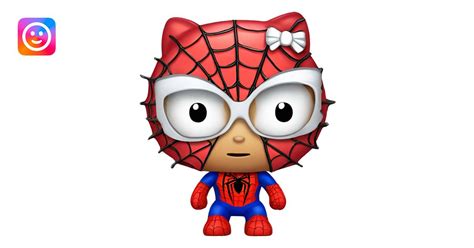 Hello Kitty Spider Man Emoji Ai Emoji Generator