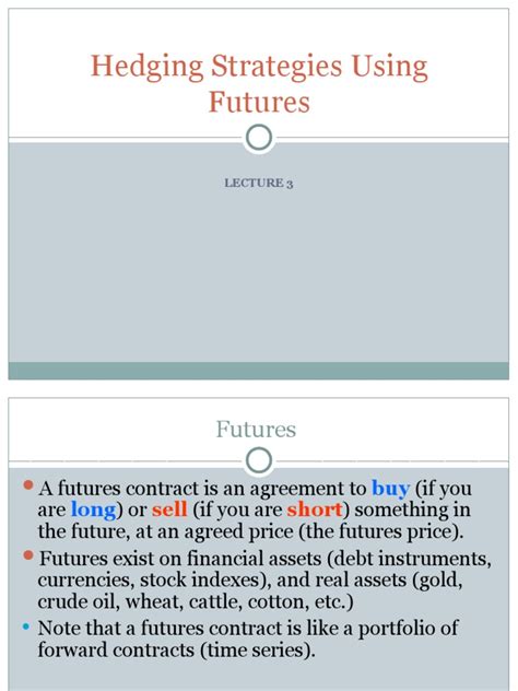 Hedging Strategies Using Futures Pdf Futures Contract Margin