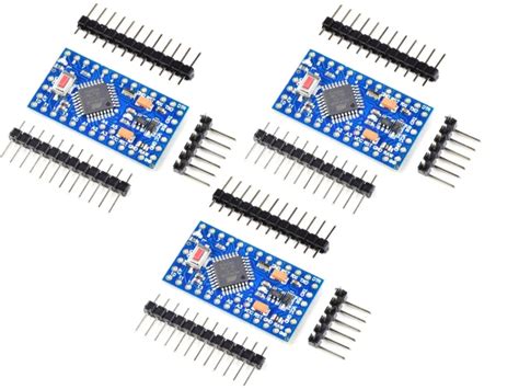 3 X Pro Mini Atmega328p Module 5v 16mhz 100 Compatible With