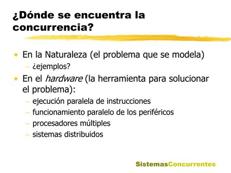 Ppt Sistemas Concurrentes Conceptos Fundamentales Powerpoint Presentation Id561063