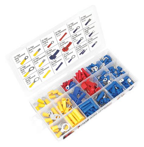 Wire Terminal Assortment Kit160 Pc Grainger