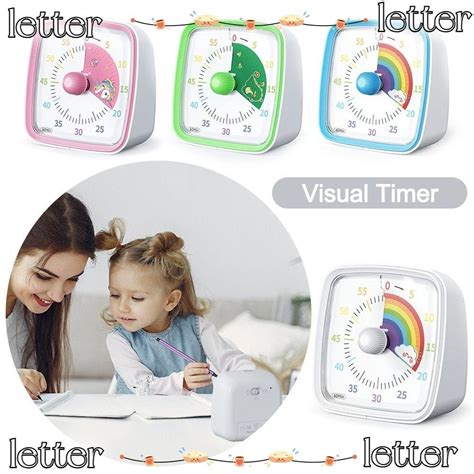 Letter Classroom Timer Silent Abs Visual Timer Cute Time Management