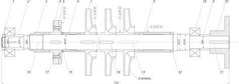 Engineering Drawing Of Components Premium Vector