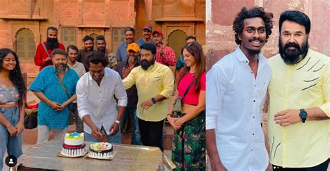 ‘വാലിബൻ സെറ്റിൽ പുതുമുഖ നടന്റെ പിറന്നാൾ ആഘോഷമാക്കി മോഹൻലാൽ വിഡിയോ Mohanlal Manoj Moses