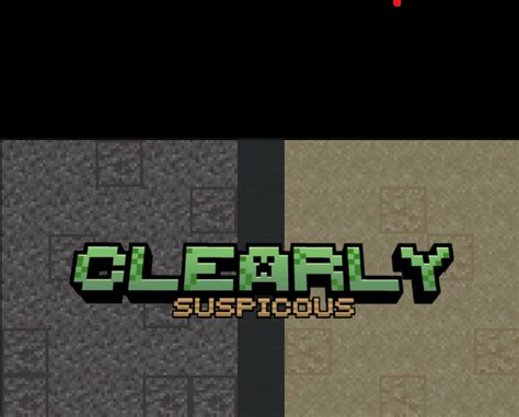 Clearly Suspicous 120 Minecraft Texture Pack