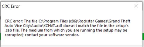 Gta Vc Crc Error Rgta