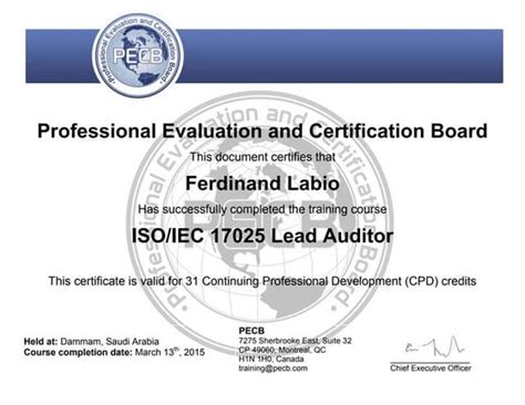 Lead Auditor Iso 21500 Guidance On Project Management Ppt